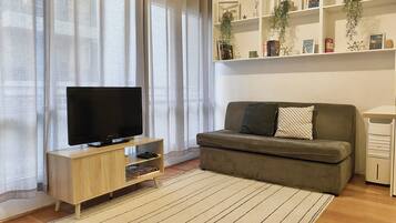 Apartamento, 1 quarto, acessível | Sala