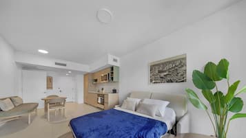 Condo, sacada, vista para a cidade