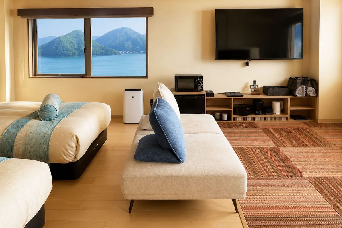 Suite Comfort, vista para o oceano (Junior Suite, Semi-open-air bath) | Secretária, Wi-fi grátis, roupa de cama fornecida