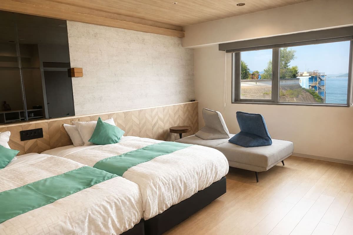 Quarto Twin Superior, vista para o oceano (Western-style modern,35sqm) | Vista para o lago