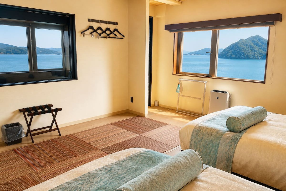 Suite Standard, vista para o oceano (Japanese Modern Superior,35sqm) | Vista para a praia ou o mar
