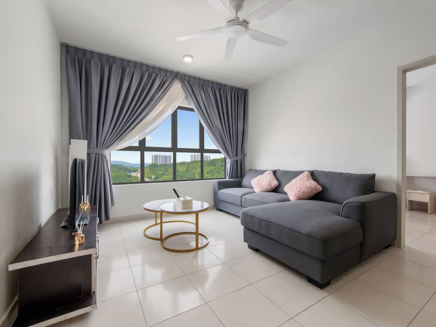 Apartamento Clássico, 3 quartos, cozinha, Vista para a cidade | Sala de estar