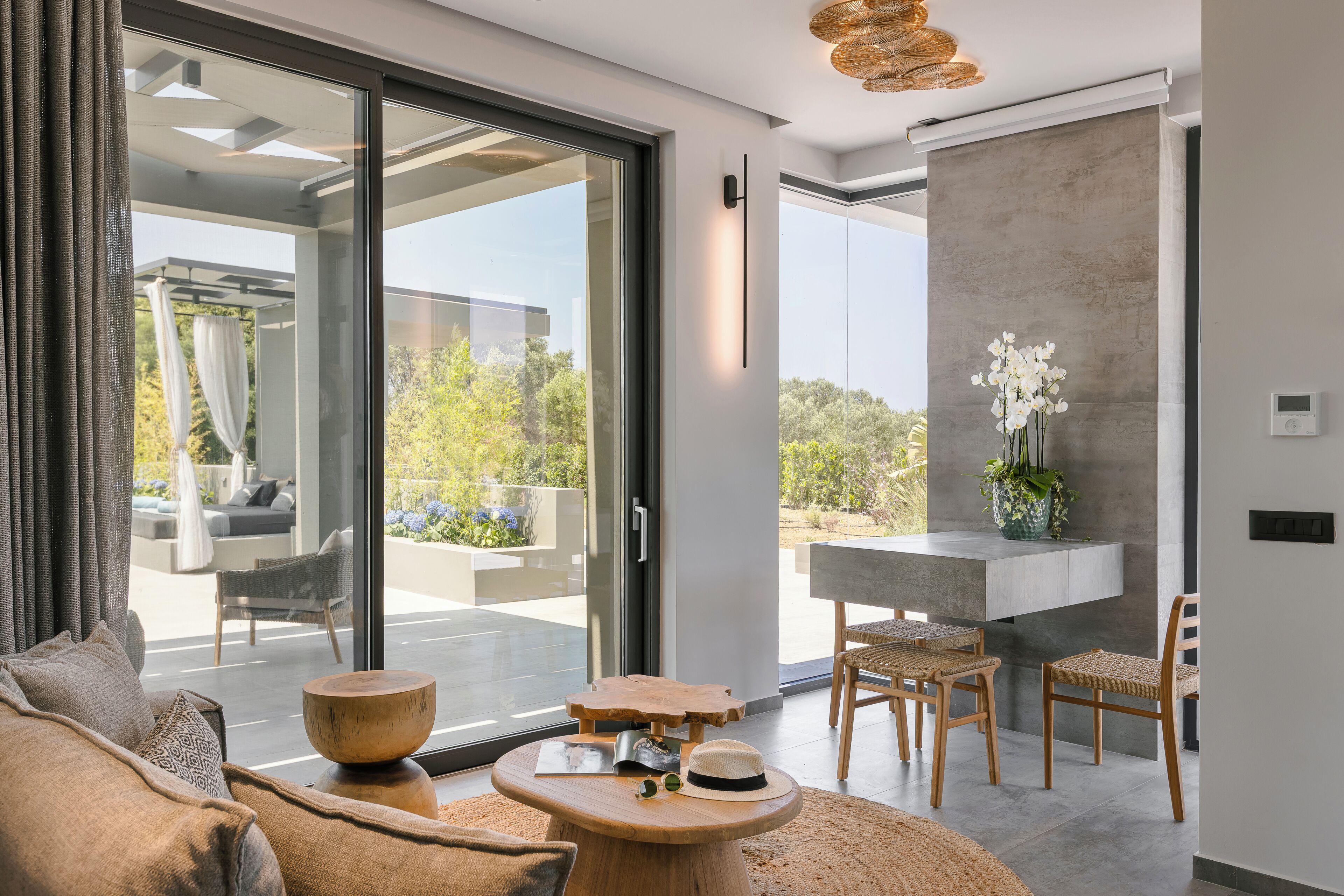 Aegiali Luxury Villa | Área de estar