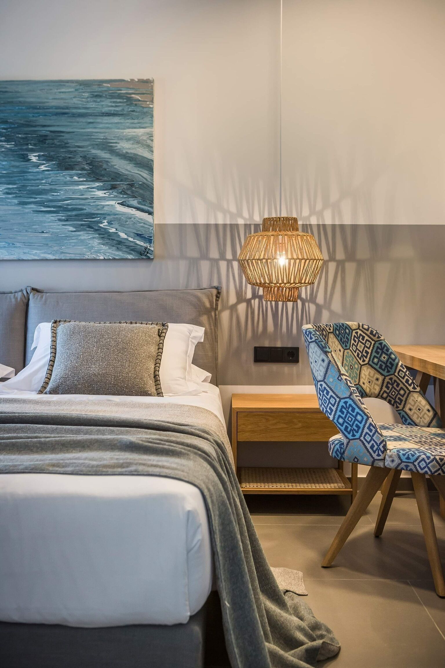 Avgi Luxury Villa | Cofres nos quartos, cortinas blackout, quartos à prova de som