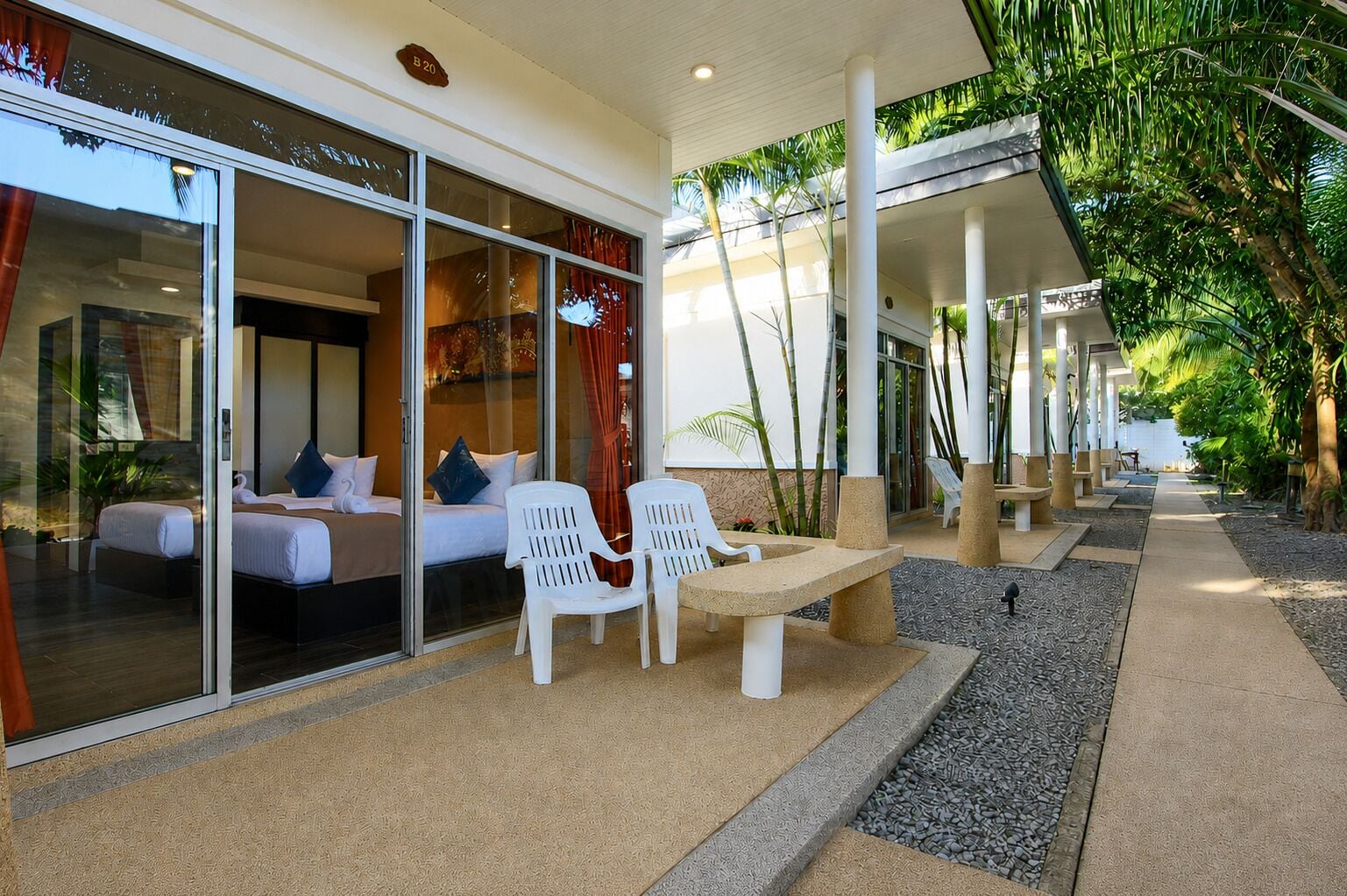Bungalow Deluxe, vista para o jardim | Vista para o jardim