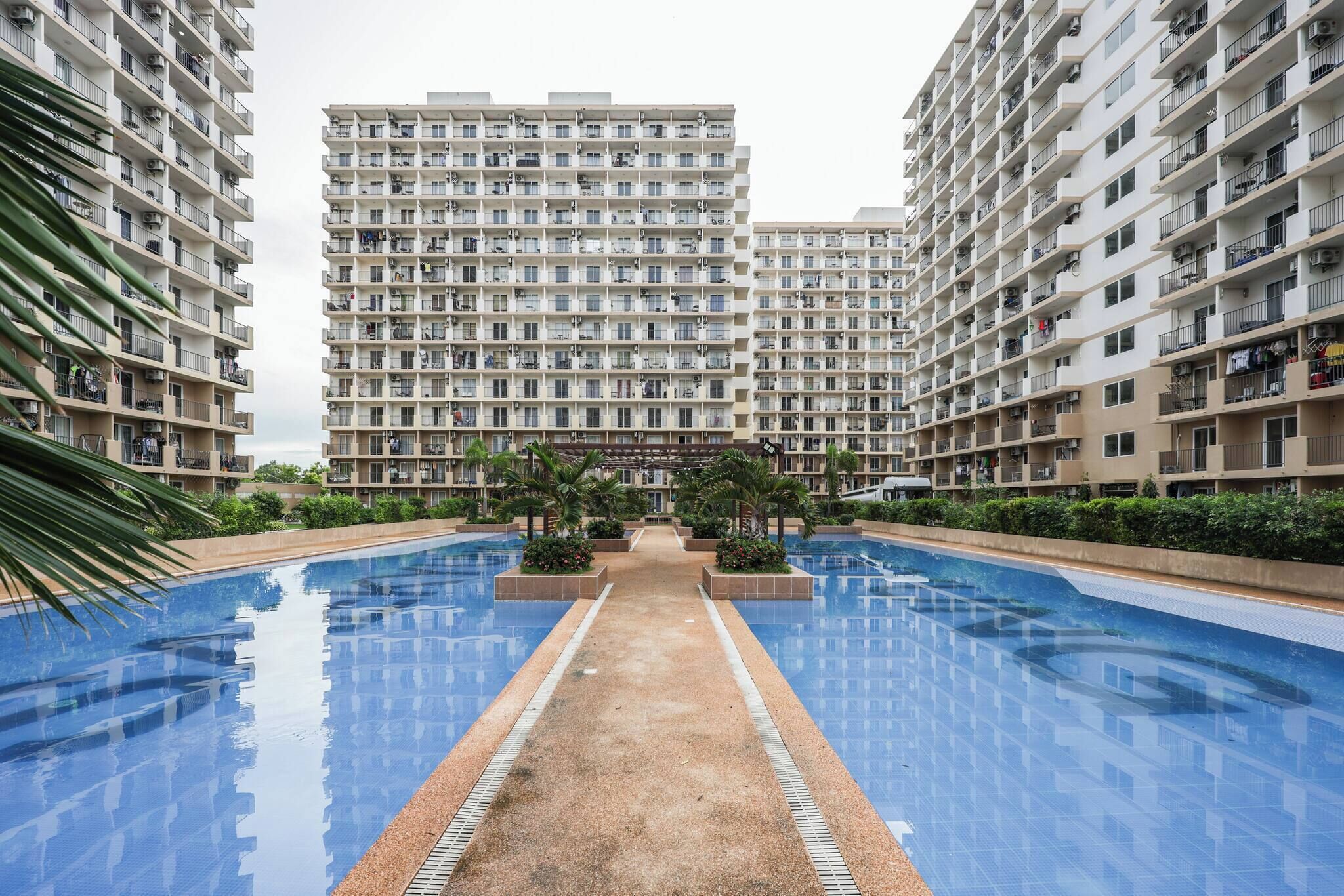 Apartamento em Condomínio Fechado, 1 quarto, acessível, varanda | Piscina