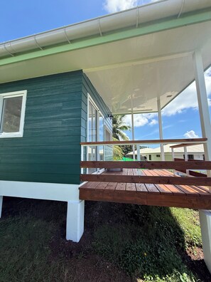 Bungalow Clássico, pátio, vista para o jardim | Pormenores do exterior