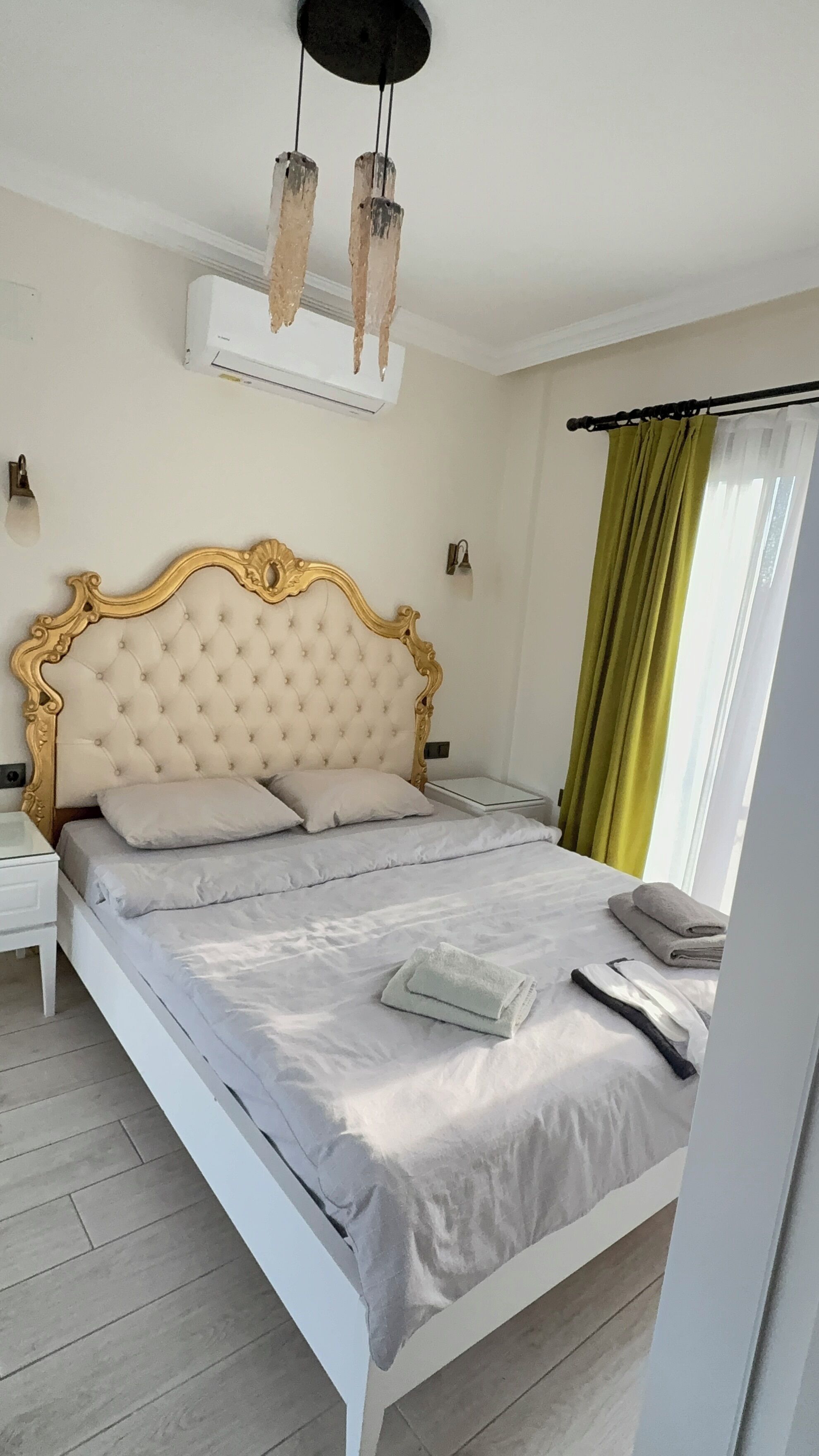 Quarto Quádruplo Familiar, vista para o jardim | Wi-fi grátis 