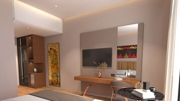 Quarto casal ou duplo standard, sacada, vista para o vinhedo