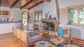 Villa, vista para o jardim | Restaurantes