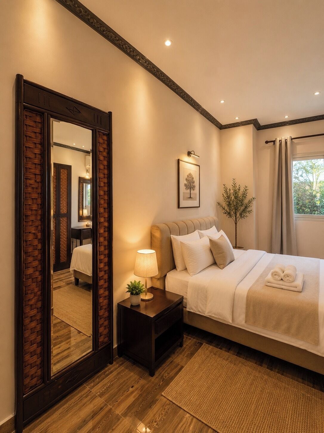 Suíte júnior, terraço | Frigobar, roupa de cama