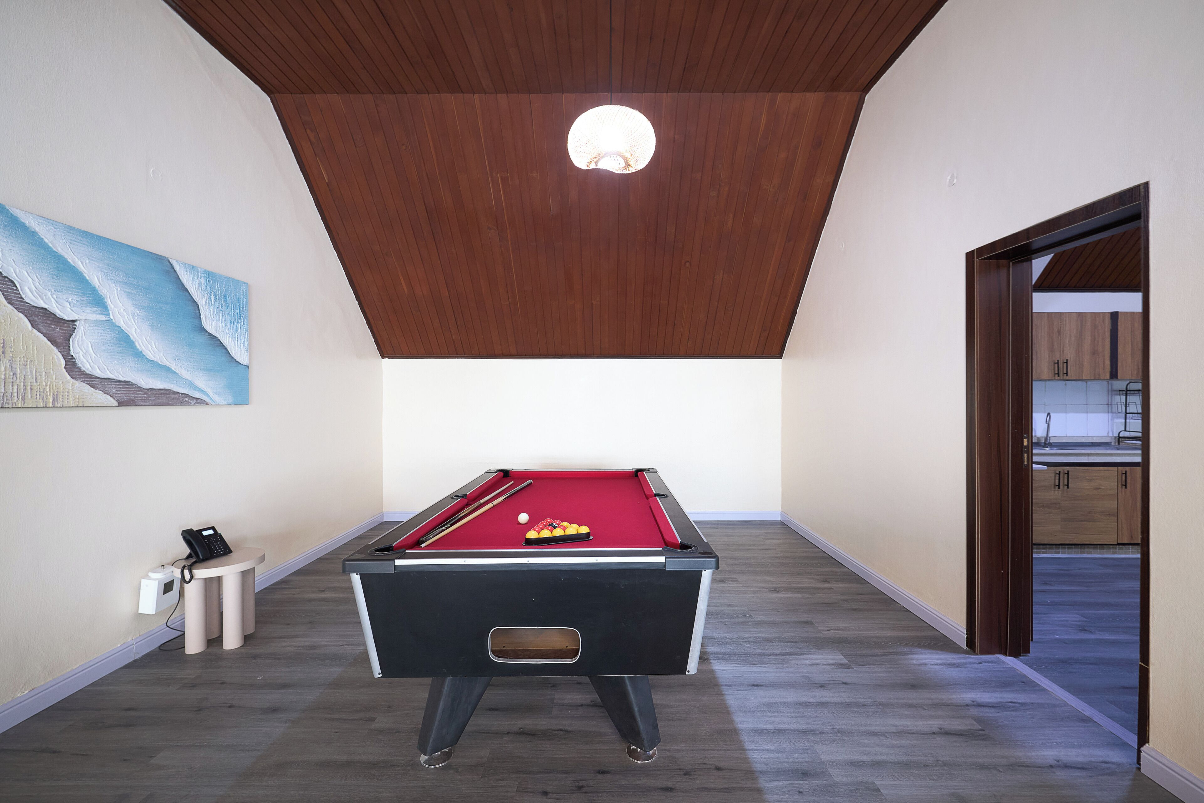 Penthouse Premium, 1 quarto, vista para a lagoa | Sala de jogos