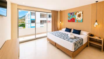 Quarto Duplo Deluxe | Wi-fi grátis, roupa de cama fornecida