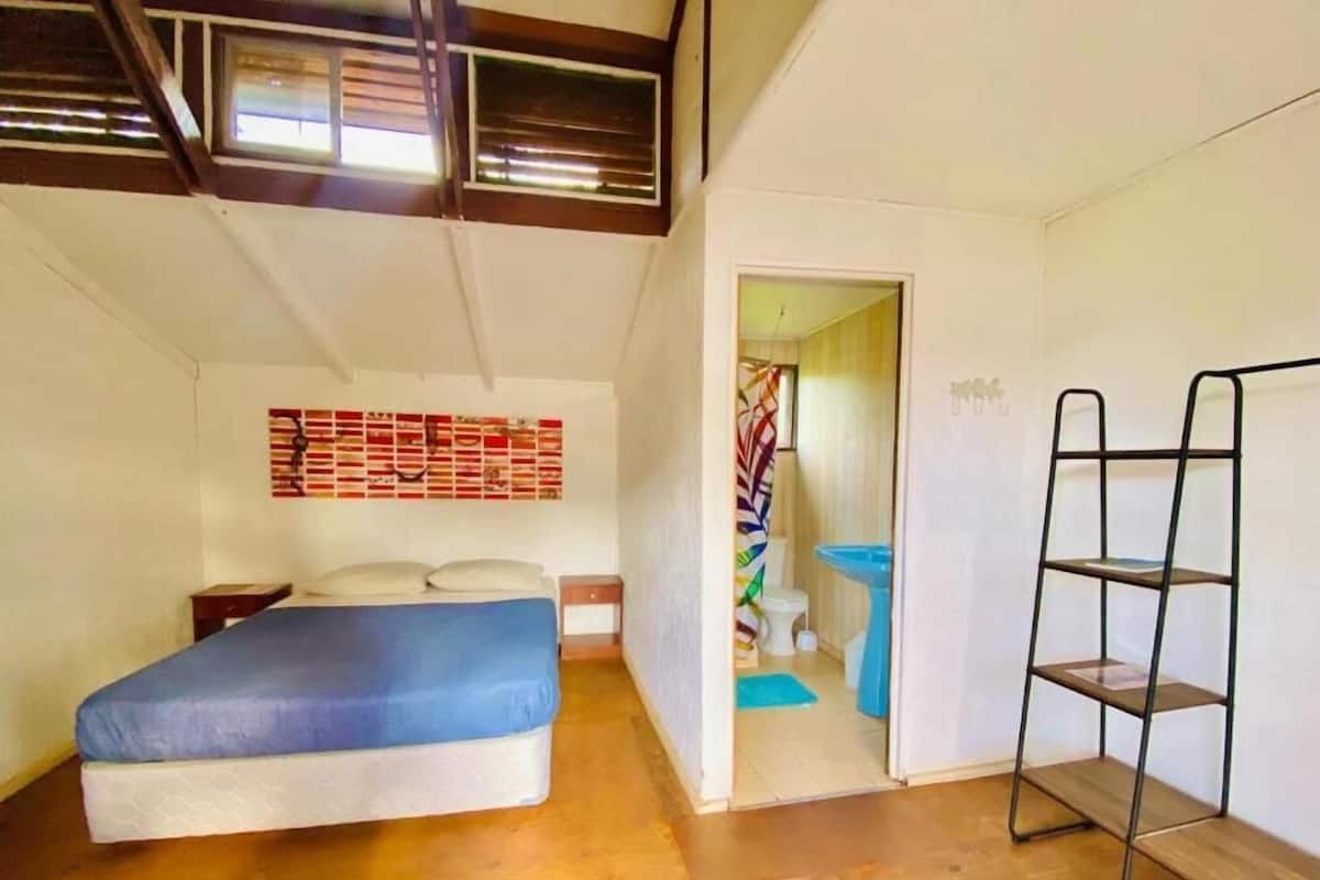 Quarto Duplo, varanda, vista para o pátio