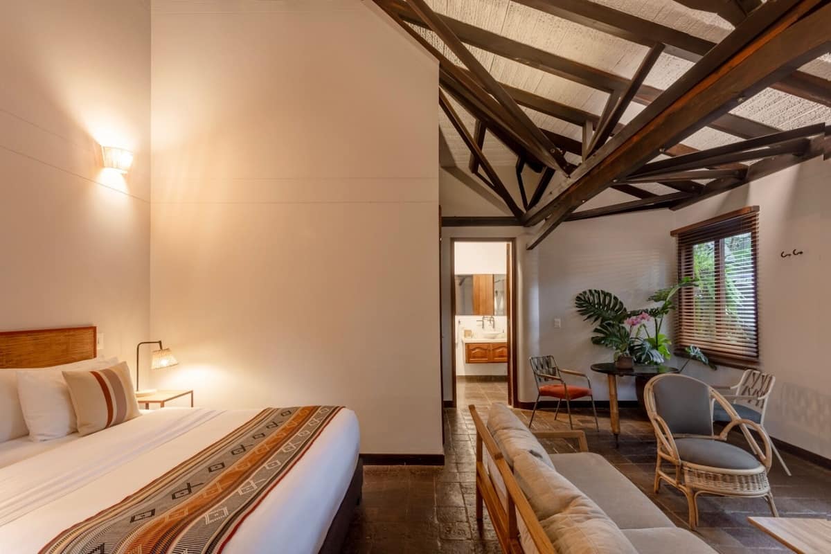 Vila superluxo, 1 cama de casal | 1 quarto, roupas de cama premium, edredons de pluma, frigobar