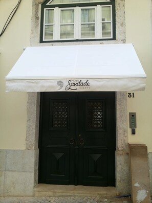 Entrada do alojamento