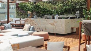 Terraço no piso superior