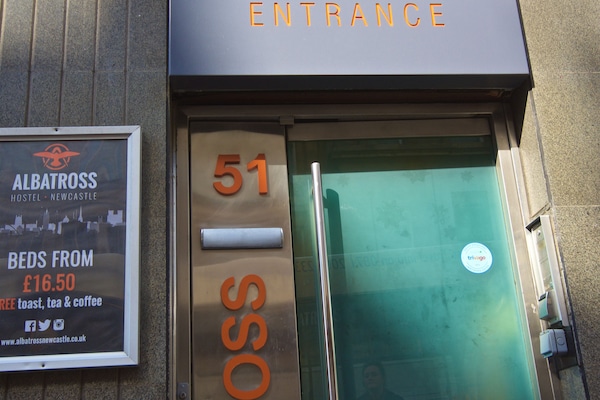 Entrada do alojamento