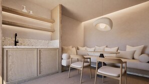 Family Suite with Private Pool Sea View | Cortinas/cortinados opacos, Wi-fi grátis, roupa de cama fornecida 