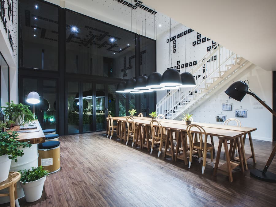 Sala de estar do lobby