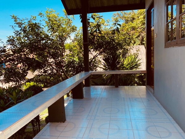 Standard Bungalow Twin Bed | Terraço/pátio