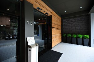 Entrada do alojamento