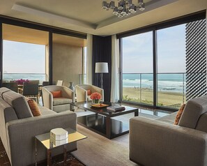 Suite, 1 cama king-size, vista para o oceano (Imperial) | 1 quarto, roupa de alta qualidade, edredões de penas 