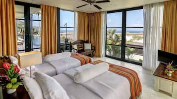 Villa de Luxo, vários quartos, piscina privativa, vista para o oceano | Quarto temático para crianças