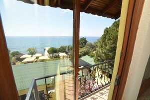 Quarto Duplo, varanda, vista para o mar | Vista do quarto
