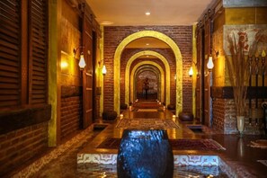 Sala(s) para tratamentos a casais, sauna, tratamentos corporais 