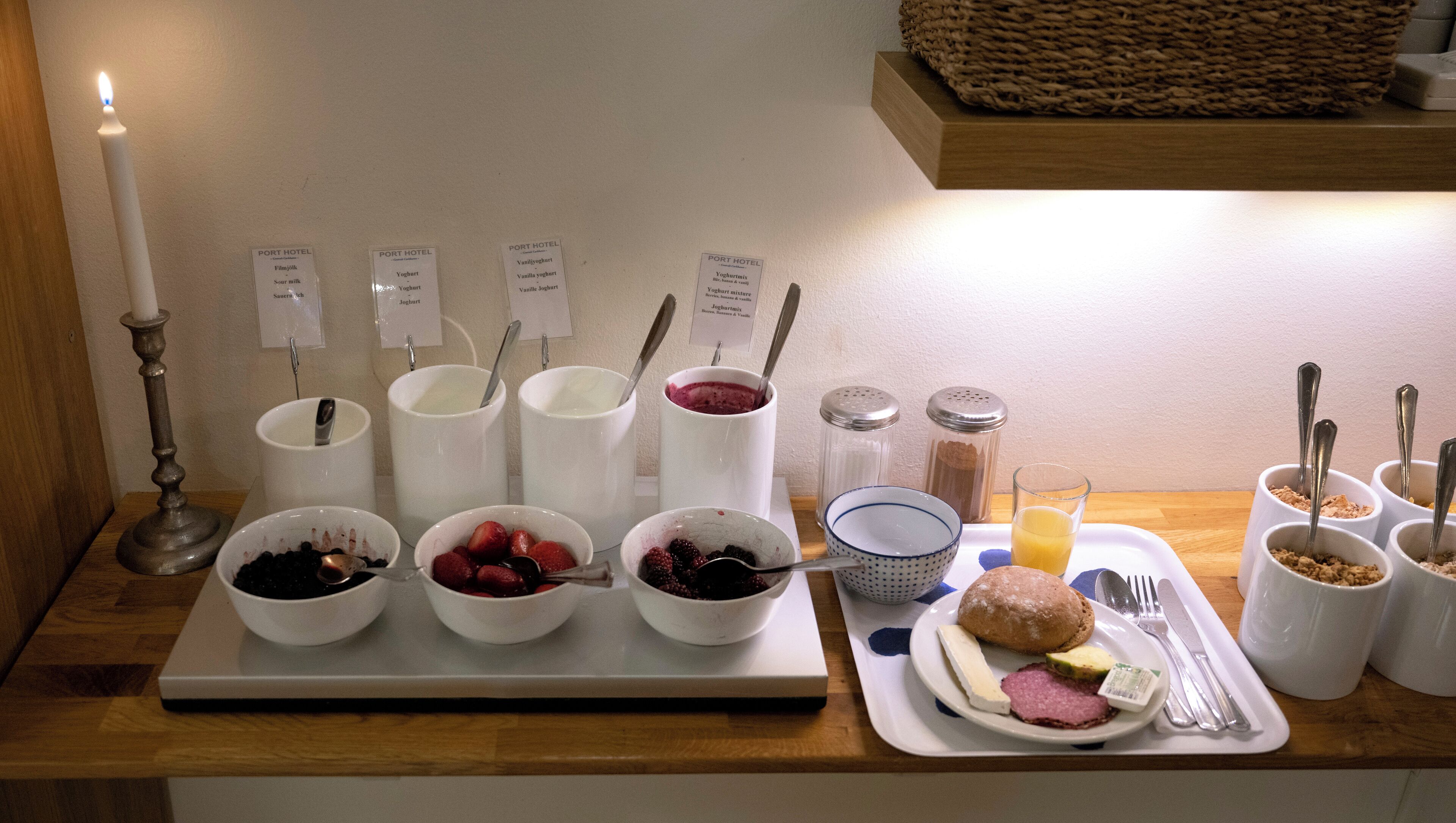 Pequeno-almoço tipo buffet diário incluído 