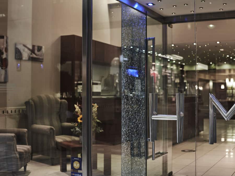 Entrada do alojamento