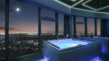 Superior suite with Jetted tub | Banheira de hidromassagem particular