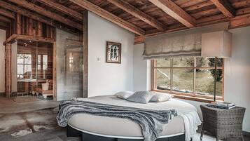 Área de tratamento externa, sauna seca, sauna a vapor