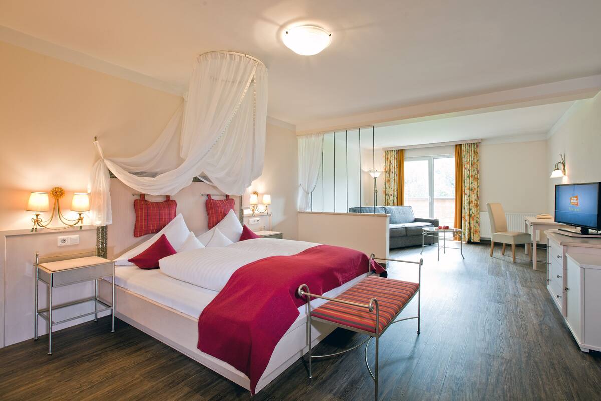 Suite, 1 quarto (Romantika) | Cofre no quarto, berços/camas para crianças, Wi-fi grátis