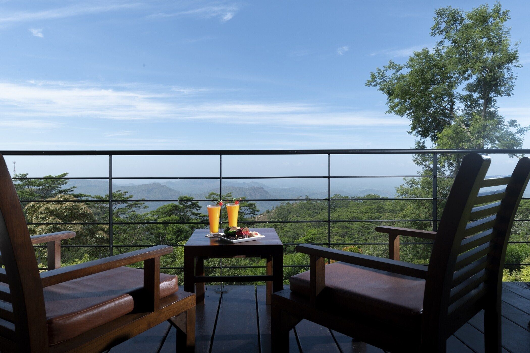 Quarto casal ou duplo luxo, vista para a montanha | Vista do quarto