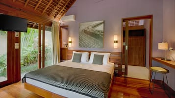 Pool Villa with Rice Field View and Complimentary Afternoon Tea (Free 1x Floating Breakfast or Mini) | 1 quarto, roupa de alta qualidade, minibar, cofre no quarto