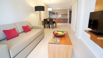 1 quarto, roupas de cama premium