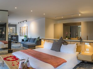 Suíte lua de mel (Double) | Roupas de cama premium, frigobar, cofres nos quartos
