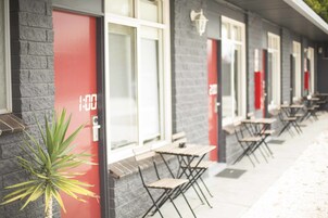 Entrada do alojamento