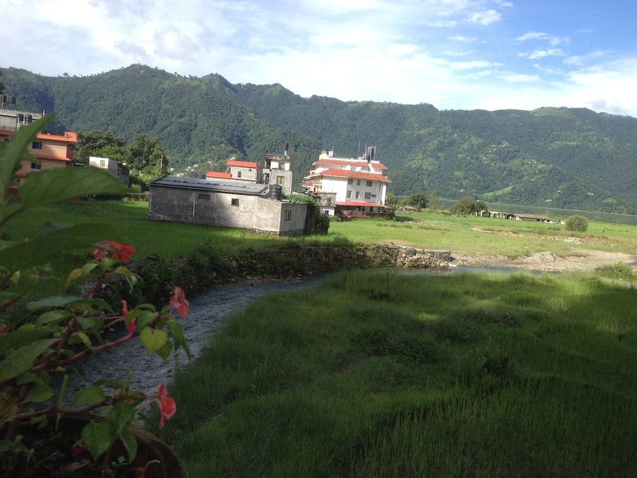 Quarto Triplo Tradicional, várias camas, não fumadores, vista para a montanha | Vista da varanda