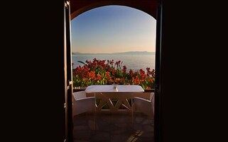 Apartamento, 2 quartos, vista para o mar | Varanda