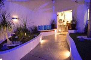 Entrada do alojamento