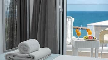 Quarto Twin, Vista para a cidade | Roupa de alta qualidade, camas de colchão Select Comfort