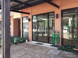 Entrada do alojamento