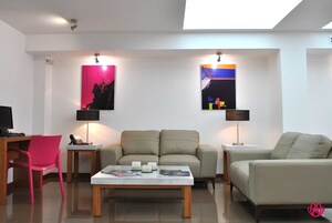 Sala de estar do lobby