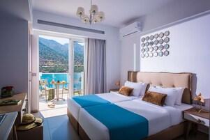 Estúdio luxo, vista para o mar | Cofres nos quartos, quartos à prova de som