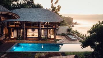 Quarto, vista para o mar (Bajau Cabana Room) | Vista para a praia ou o mar