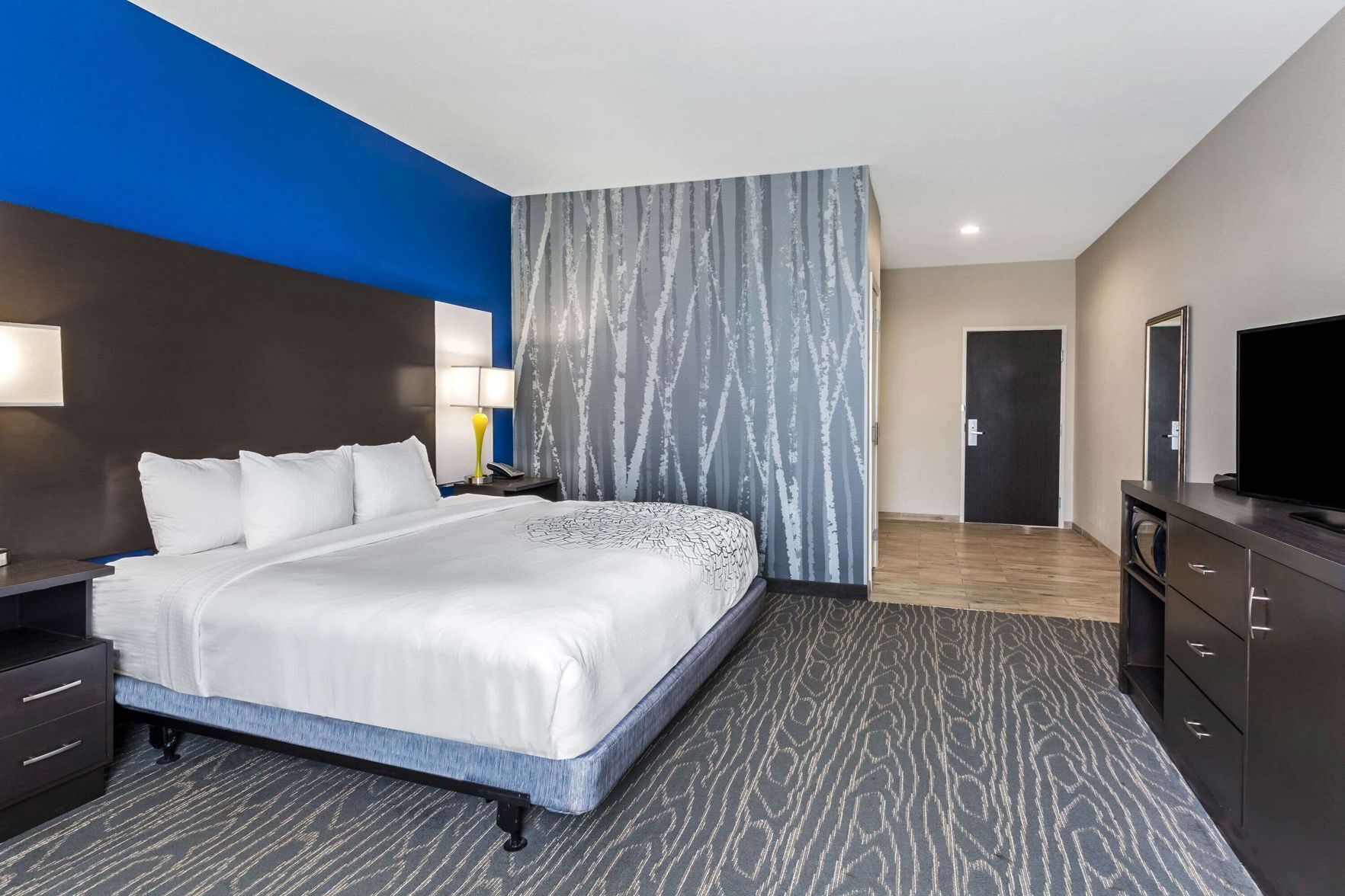 Roupa de alta qualidade, camas de colchão pillowtop, secretária 