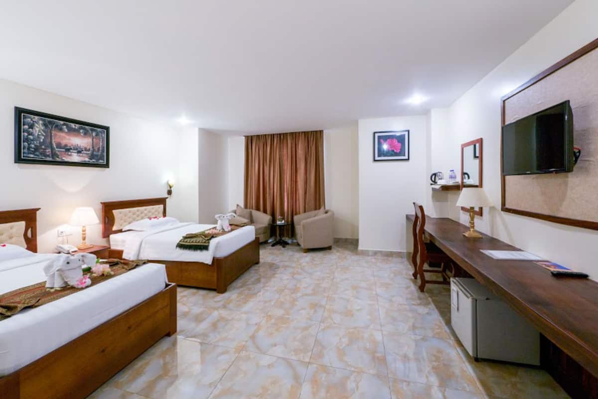 1 quarto, minibar, cofre no quarto, secretária 